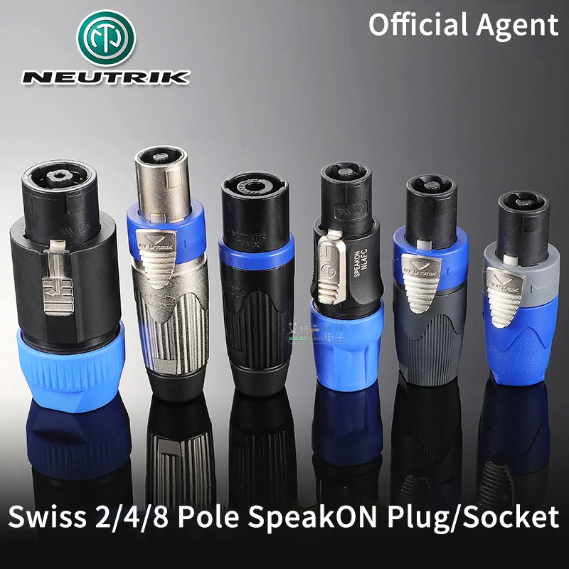 Neutrik-SpeakON-Connectors-2-4-8-Pole-Audio-Cable-Home-Theater-LED ...