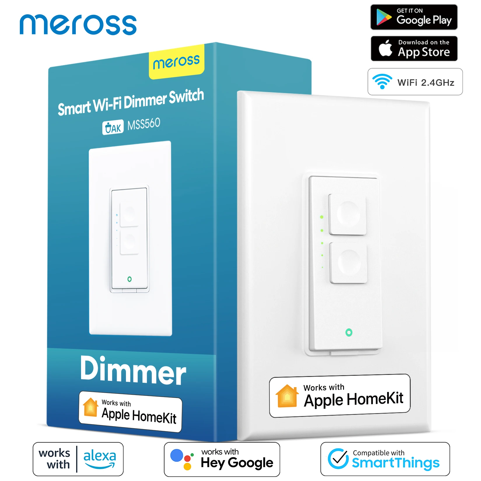 HomeKit-Smart-Dimmer-Switch-Wifi-US-Standard-WLAN-Wireless-Remote-Wall ...