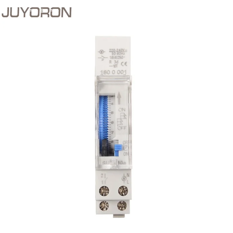 SUL180a Time Switch Mechanical 24 Hours Programmable 220V 16A 24H 8 ...