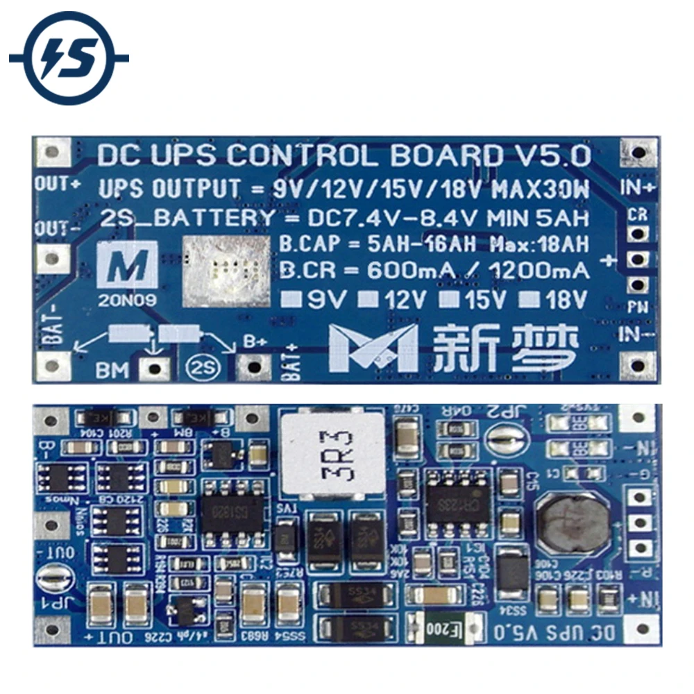 100 Pcs Dc 9v/12v Ups Voltage Converter Protection Adjustable Power ...