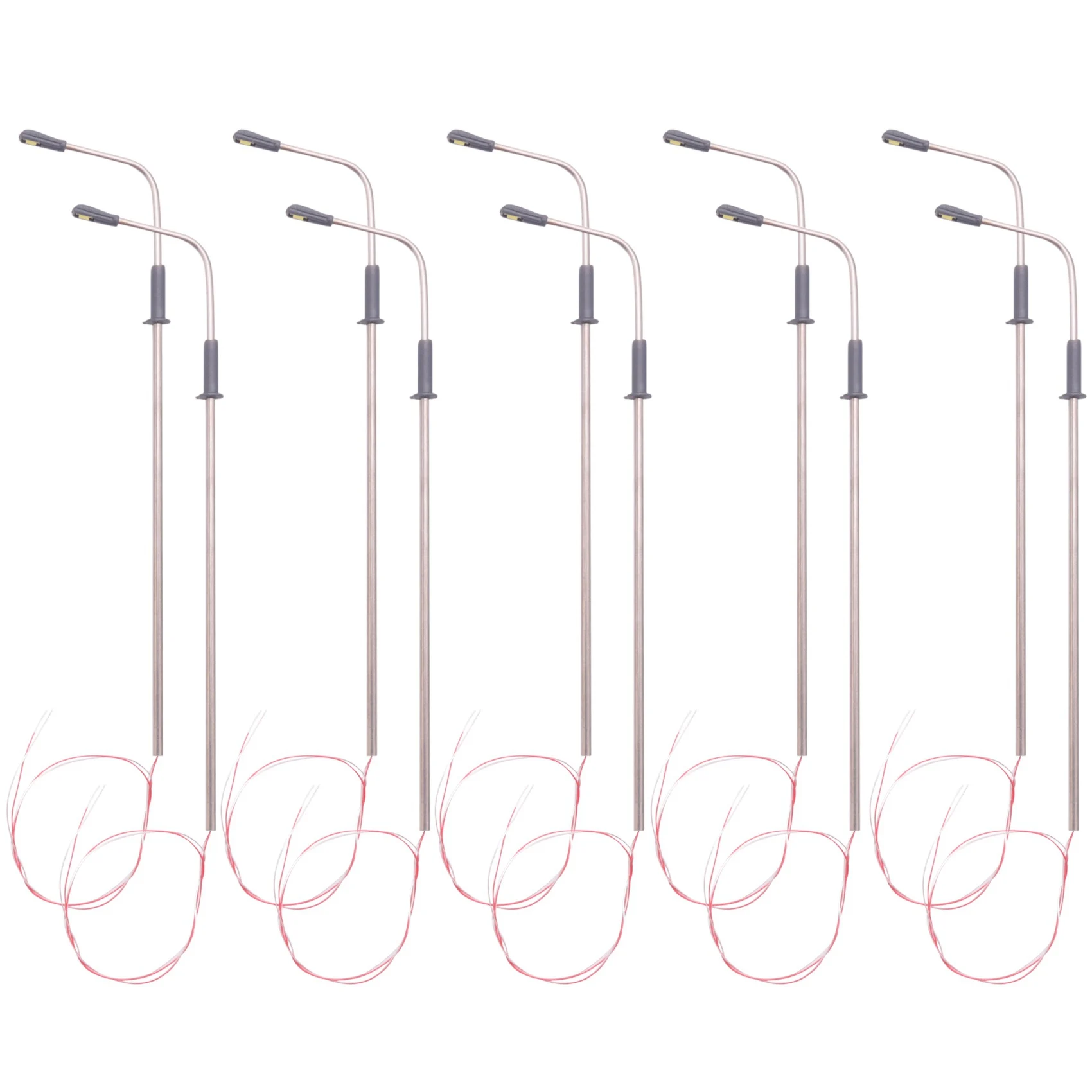 10 pcs Model LED Street Lamp Lighting Single Head Train Layout ...