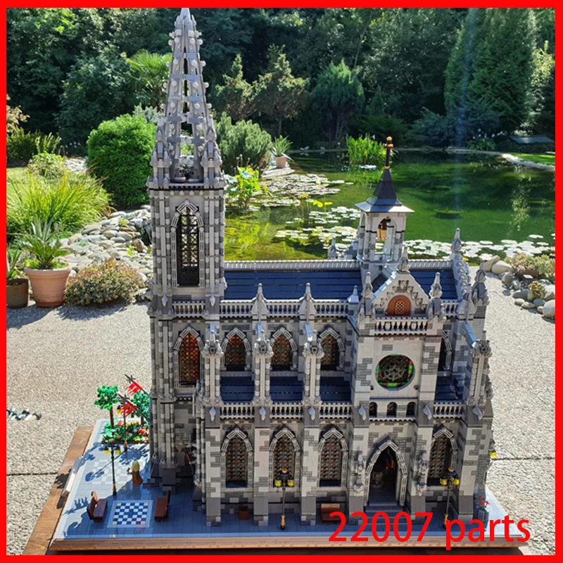 22007 parts MOC-29962 Modular Cathedral- Rework European Church Street ...