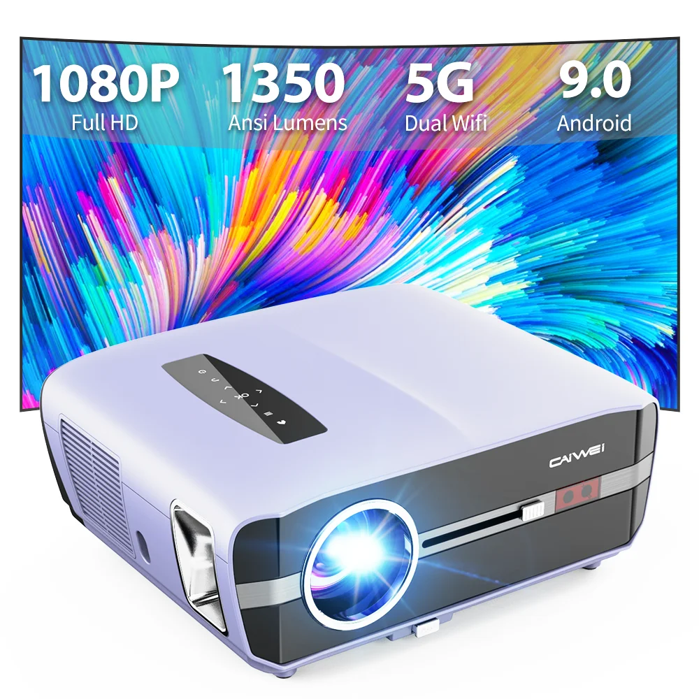 1350ansi Lumens Home Theater Projectors 4k Full Hd 1080p With Auto ...