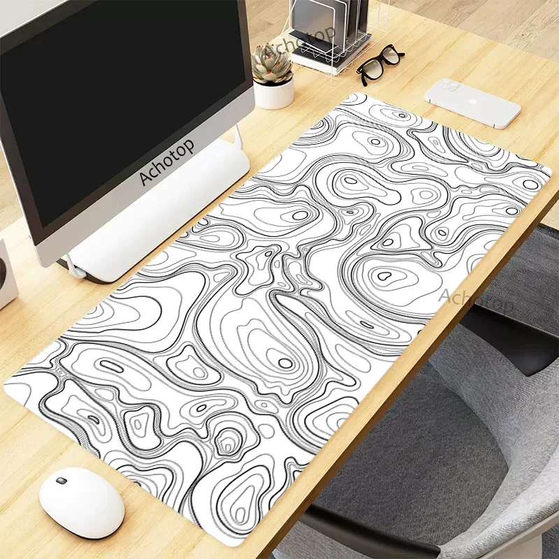 Computer Mouse Pad Gamer Strata Liquid Mousepad 900x400 XXL Black ...