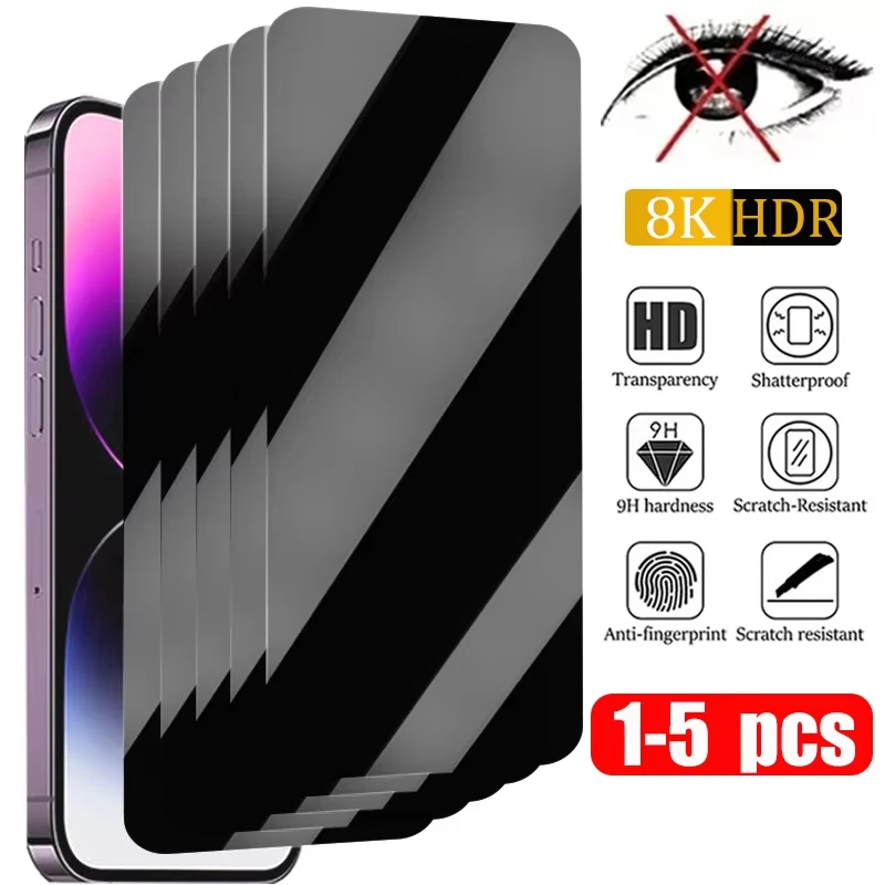 Privacy Screen Protector For Xiaomi Redmi 13C 12C 8 9 Redmi Note 13 12 ...