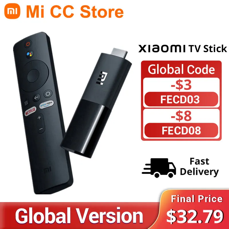 Global-Version-Xiaomi-Mi-TV-Stick-Android-TV-9-0-HDR-1080P-1GB-RAM-8GB ...