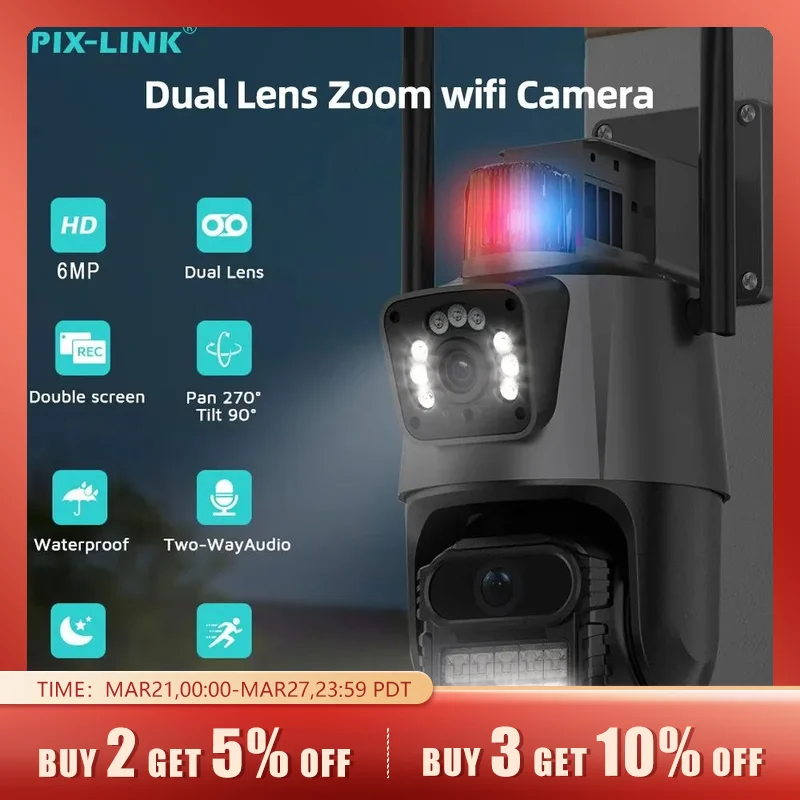 6MP-4K-IP-Camera-Dual-Lens-PTZ-Wifi-Camera-Security-Protection-Security ...