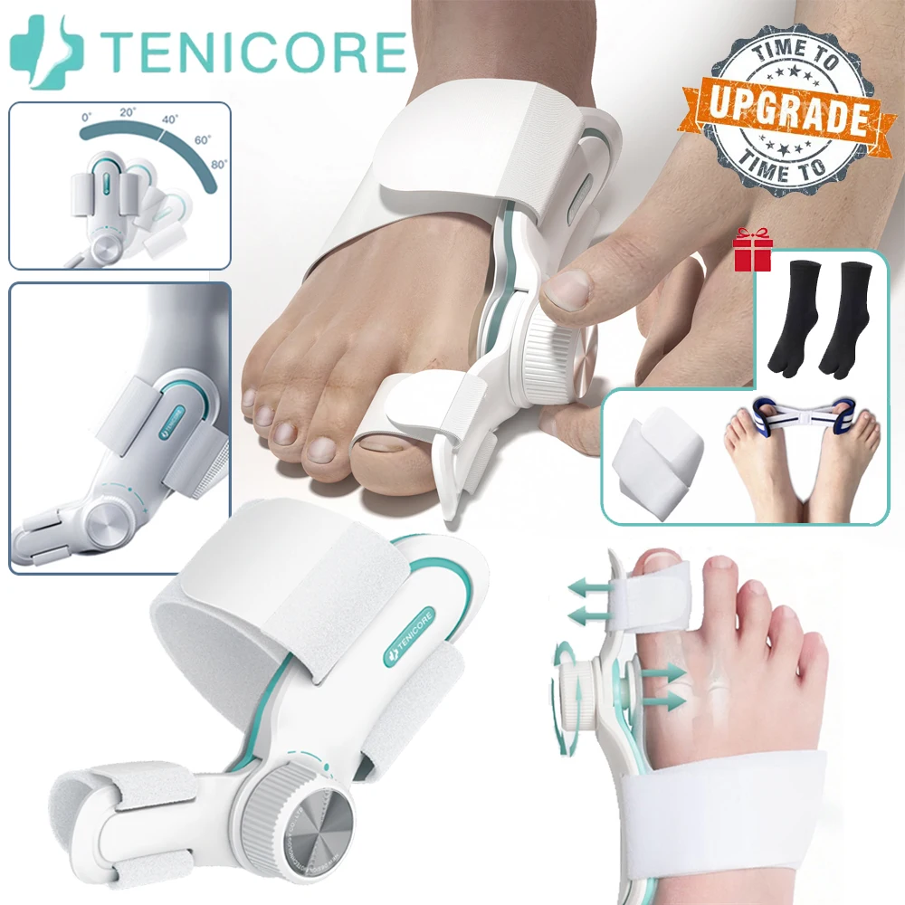 Bunion-Splint-Big-Toe-Straightener-Corrector-Adjustable-Hallux-Valgus ...