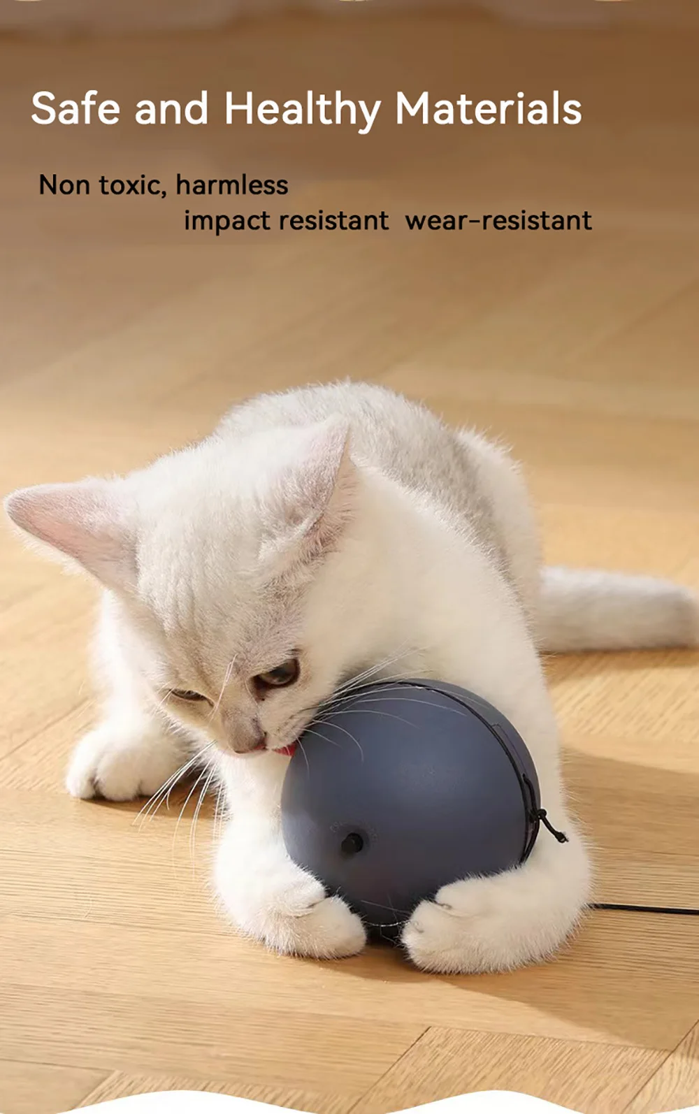 2In1-Cat-Accessories-Cat-Fun-Toys-Mouse-Intelligent-Rolling-Ball-Cats ...