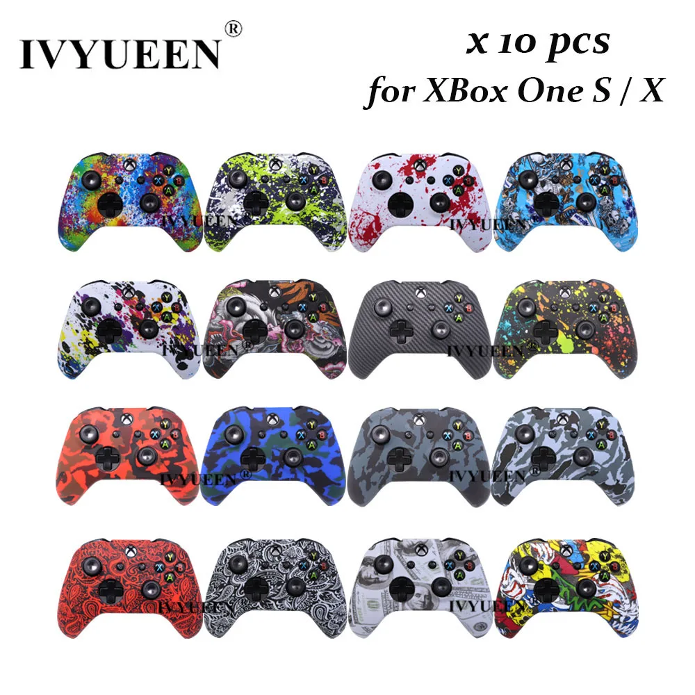 IVYUEEN-10-PCS-Silicone-Protective-Skin-for-XBox-One-X-S-Slim ...