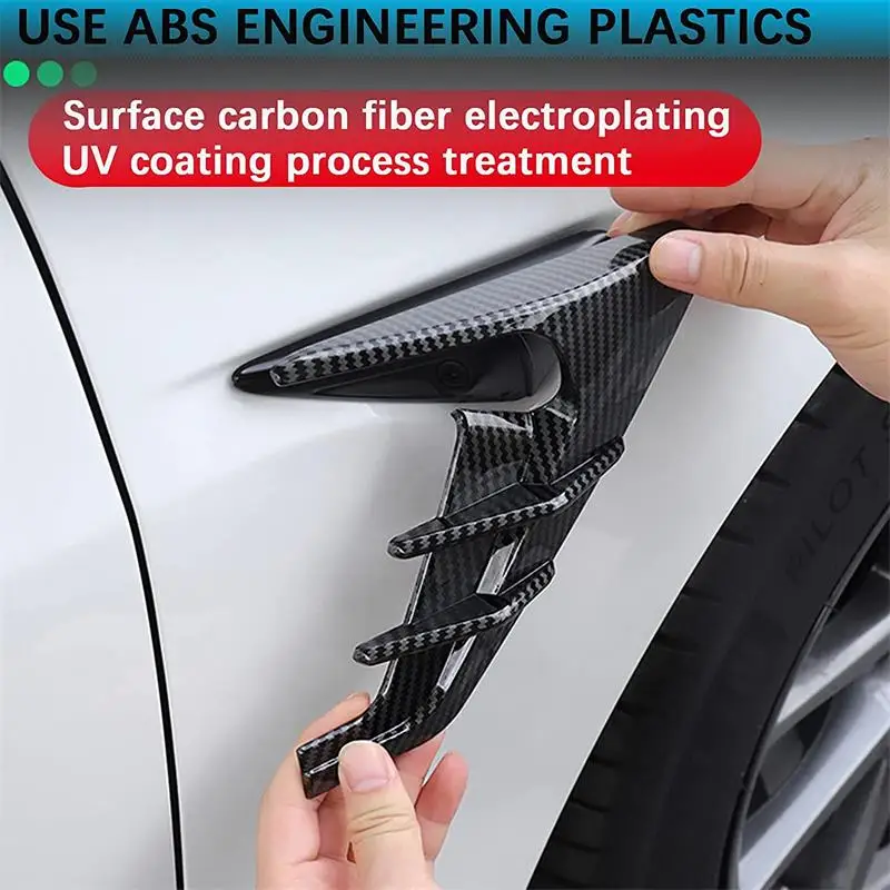 2pcs-Car-Side-Wing-Panel-Cover-Spoiler-Dust-Cover-Camera-Flanks-For ...