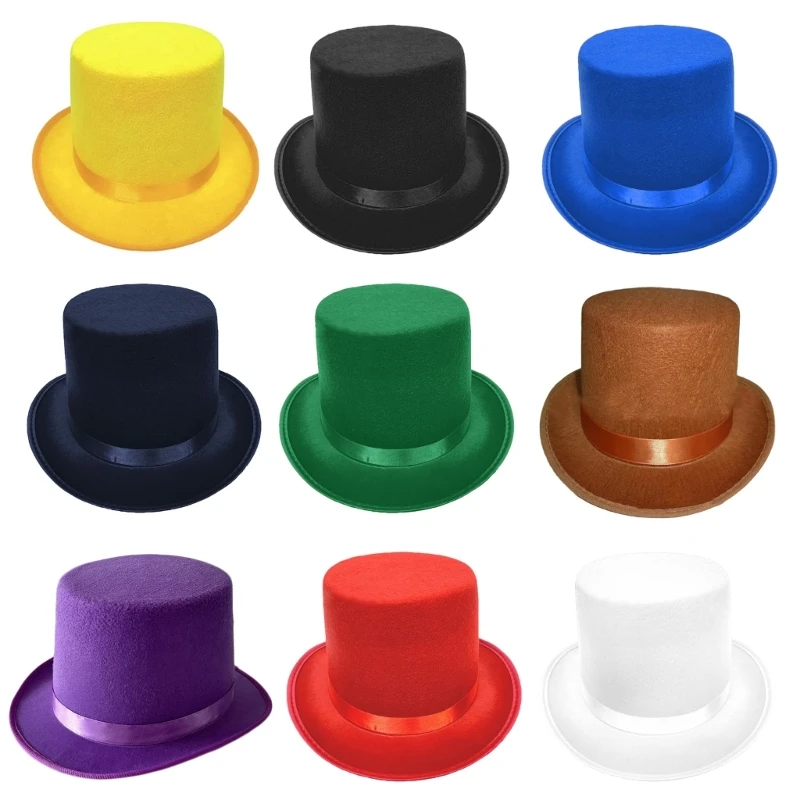 Roll-Trim-Top-Hat-for-Female-Male-Stage-Performances-Gentleman-Hat ...