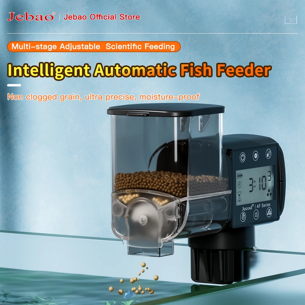 Jebao Jecod New Aquarium Fish Tank Feeder Intelligent Automatic Feeder Digital Timing Wifi ...