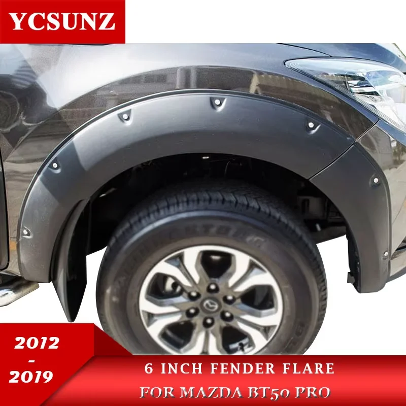 Fender Flares Arch Wheel Mudguards For Mazda BT50 BT-50 2012 2013 2014 ...