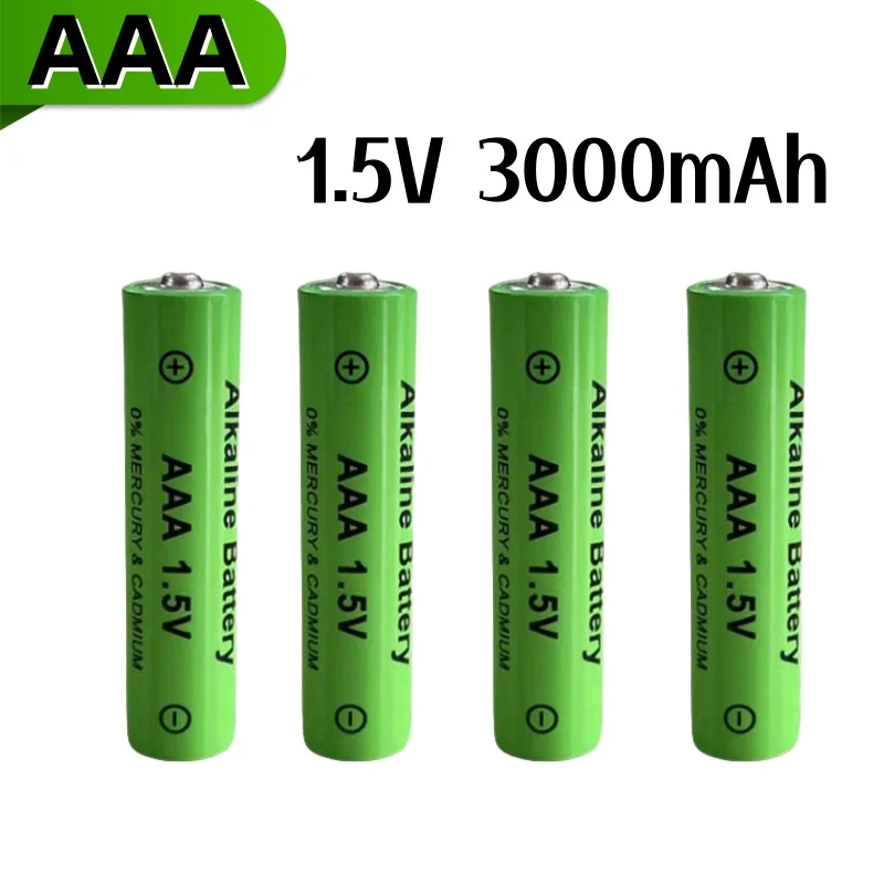 New-1-5V-AAA-battery-3000mAh-Rechargeable-battery-NI-MH-1-5-V-AAA ...