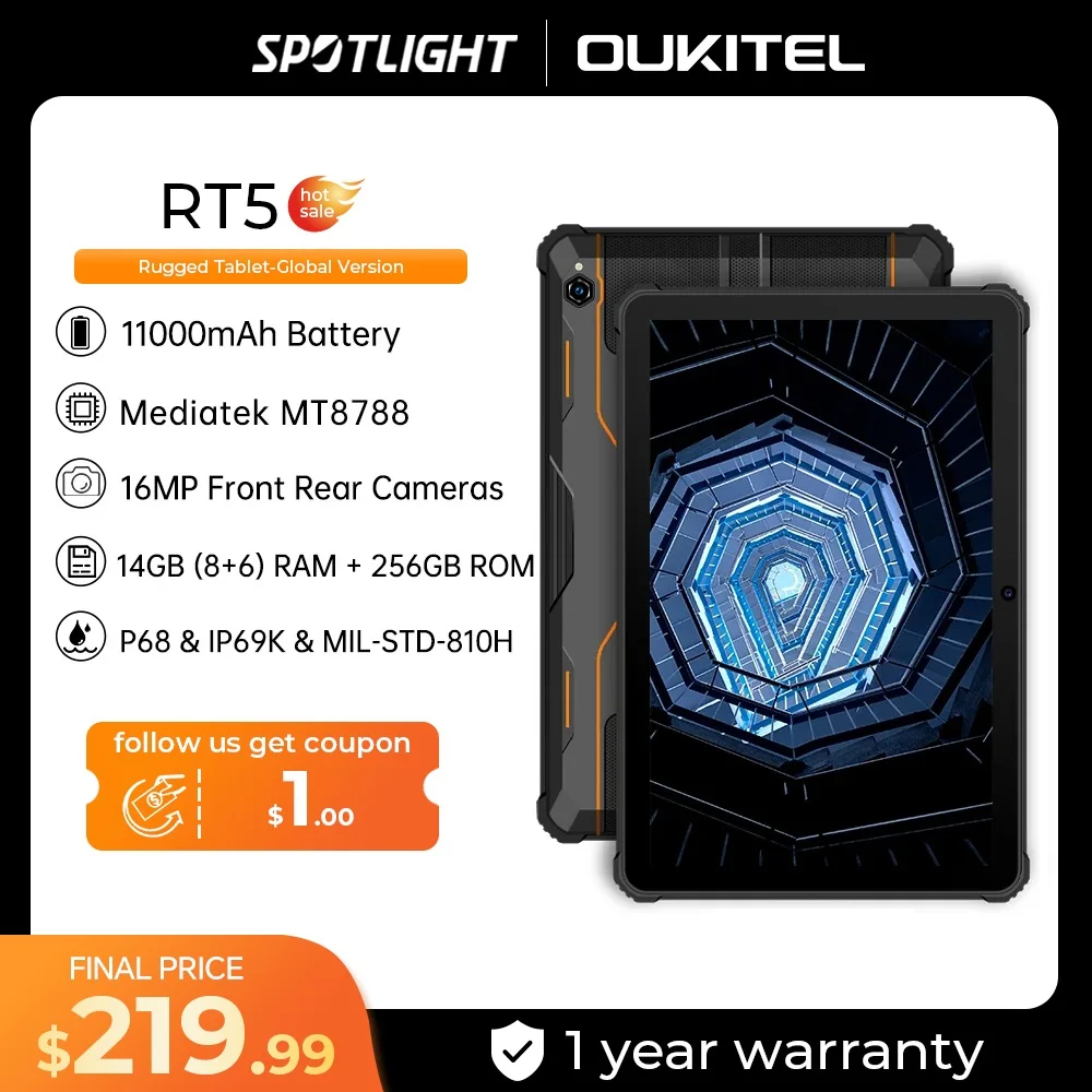 Oukitel-RT5-Rugged-Tablets-11000mAh-10-1-FHD-8GB-256GB-Android-13 ...