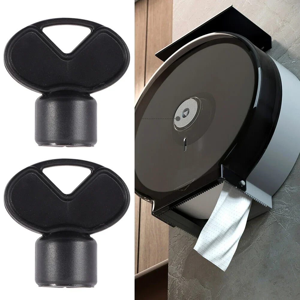 2Pcs-Locks-Keys-Roll-Carton-Key-Commercial-Paper-Towel-Dispenser-Toilet ...