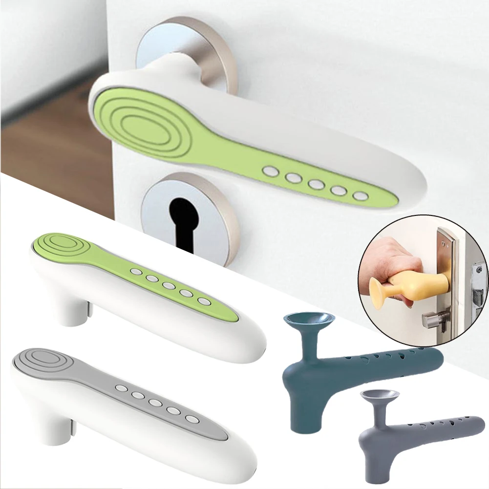 Silicone-Door-Handle-Protector-Cover-Anti-Collision-Static-Door-Handle ...