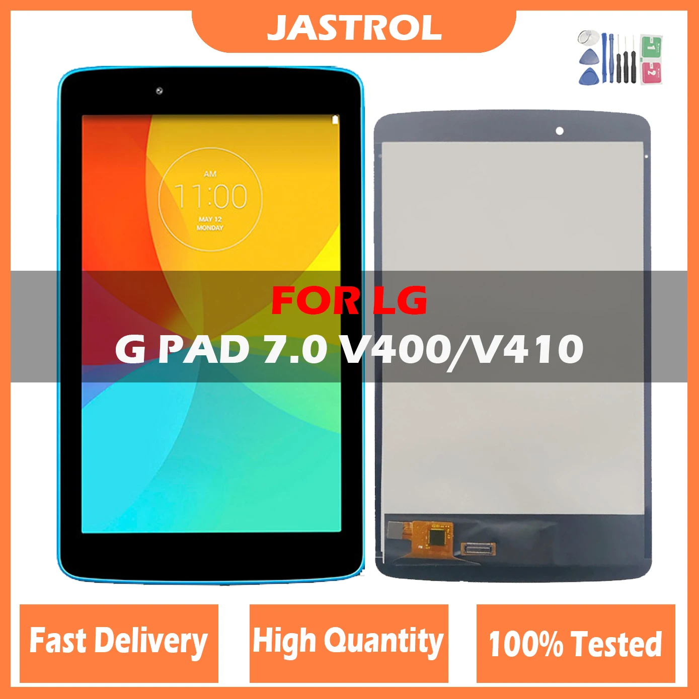 Original For LG G Pad 7.0 V400 V410 LCD Display Digitizer Screen Touch Panel Sensor Assembly ...