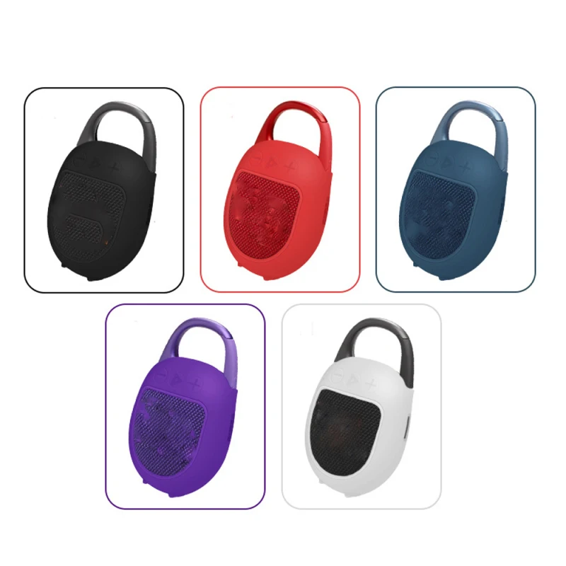 Speaker Case For JBL CLIP5 Drop-proof Shockproof Soft Silicone ...