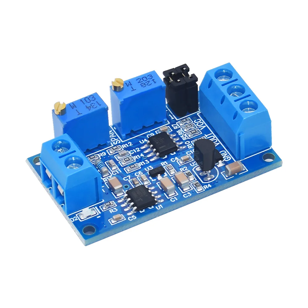 0 -20mA/4 -20mA to 0- 3.3V/0 -5V/0 -10V Voltage Transmitter Signal Converter Module Current To ...