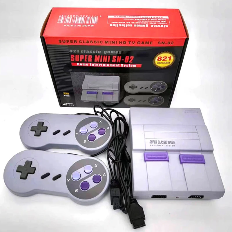 Consola-de-juegos-Super-Mini-SNES-de-8-bits-edici-n-cl-sica-NWS-821 ...