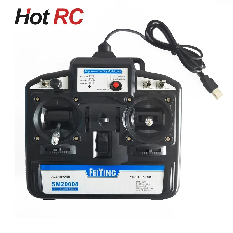 SM20008-8CH-RC-Flight-Simulator-Support-Real-G8-G9-XTR-Remote-Control ...