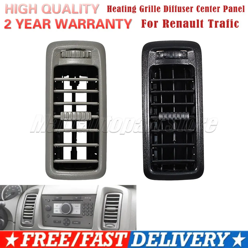 Heating Grille Diffuser Center Panel For Renault Trafic Opel Vauxhall ...