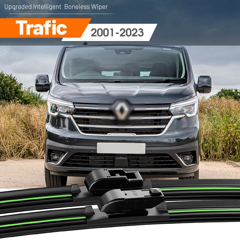 2pcs-For-Renault-Trafic-2001-2023-Front-Windshield-Wiper-Blades-2006 ...