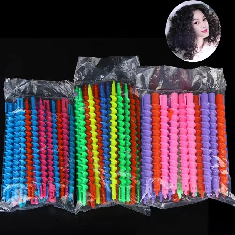 22pcs-Spiral-Plastic-Perm-Stick-Women-Magic-Curly-Hair-Roller-Cold-Perm ...