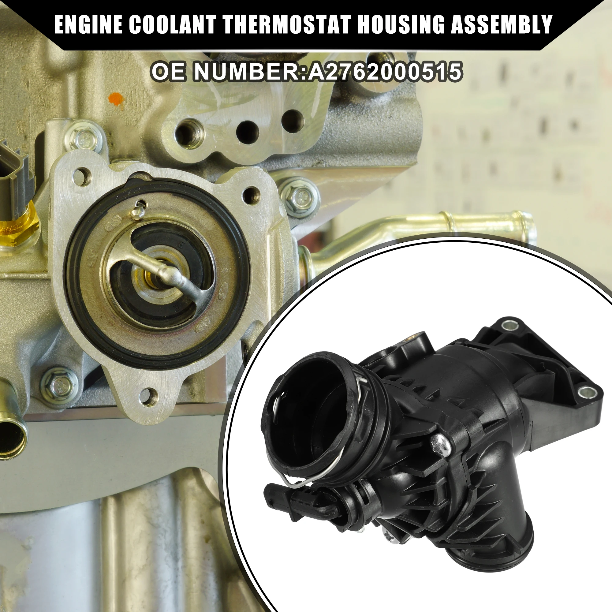 X-Autohaux-Car-Engine-Coolant-Thermostat-Housing-Assembly-A2762000515 ...