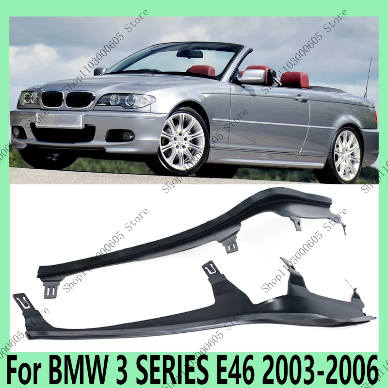 For BMW 3 SERIES E46 New 2-Door 2003-2006 Headlight Upper Cover Light ...