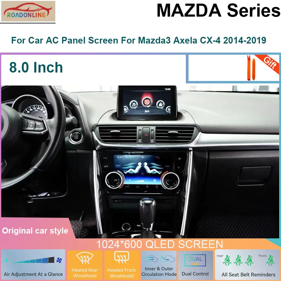For-Car-AC-Panel-Screen-For-Mazda3-Axela-CX-4-2014-2019-Air ...