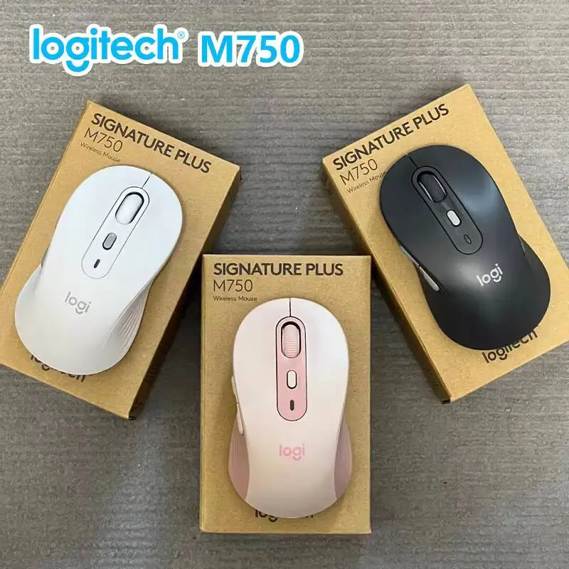 Logitech M750 Wireless Mouse - Soft Thumb Area, Rubber Grips, 4000 DPI ...