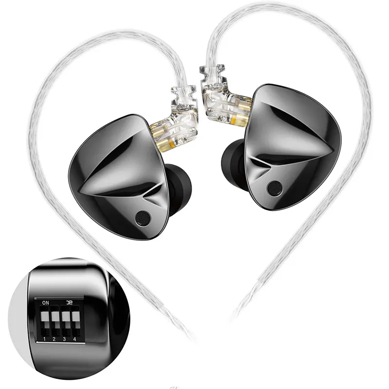 KZ-D-Fi-Bobina-Din-mica-Magn-tica-Dupla-Ajust-vel-In-Ear-Headset-Com ...