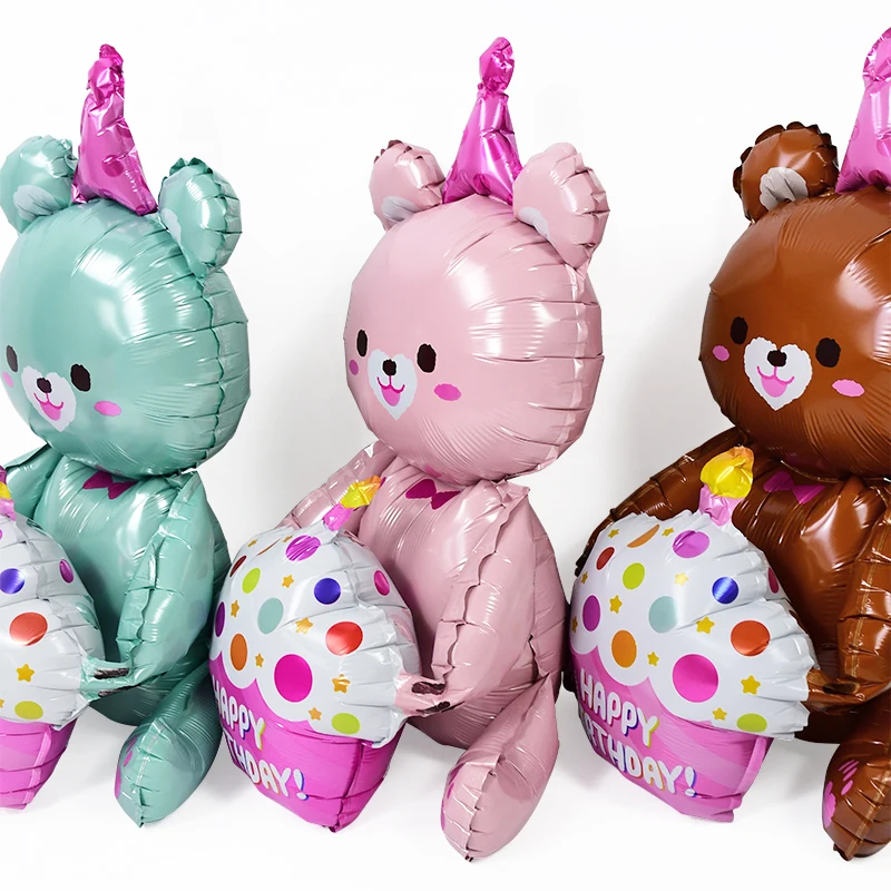 Birthday Teddy Bear Balloons