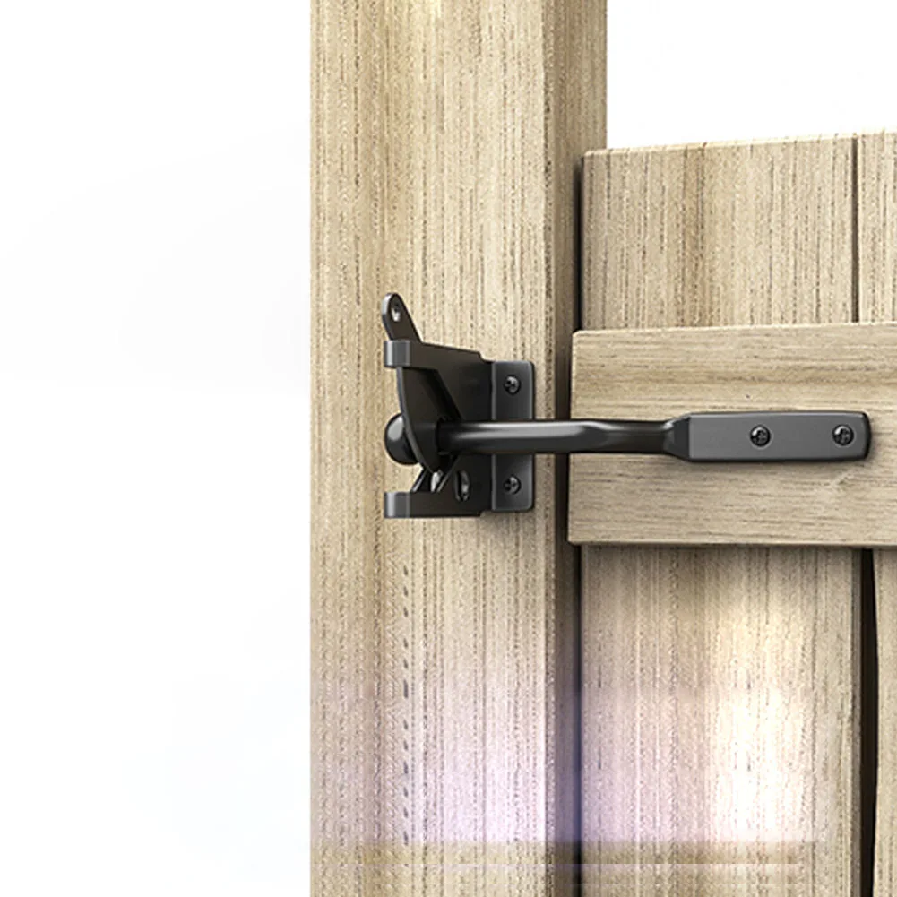 Fence-Latch-Self-Locking-Gate-Latch-Automatic-Gravity-Lever-Fence-Gate ...