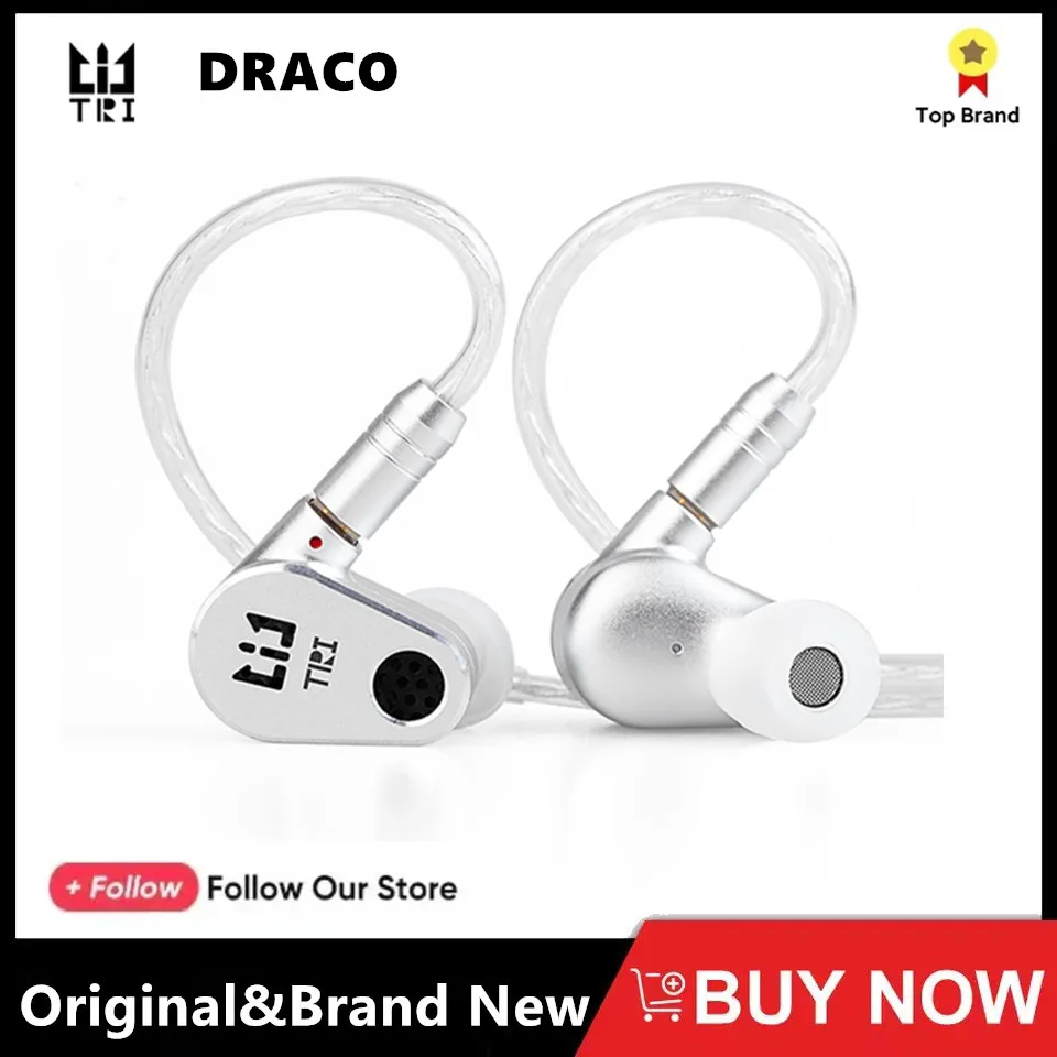 TRI-DRACO-auriculares-h-bridos-con-controlador-din-mico-Dual-cascos-con ...