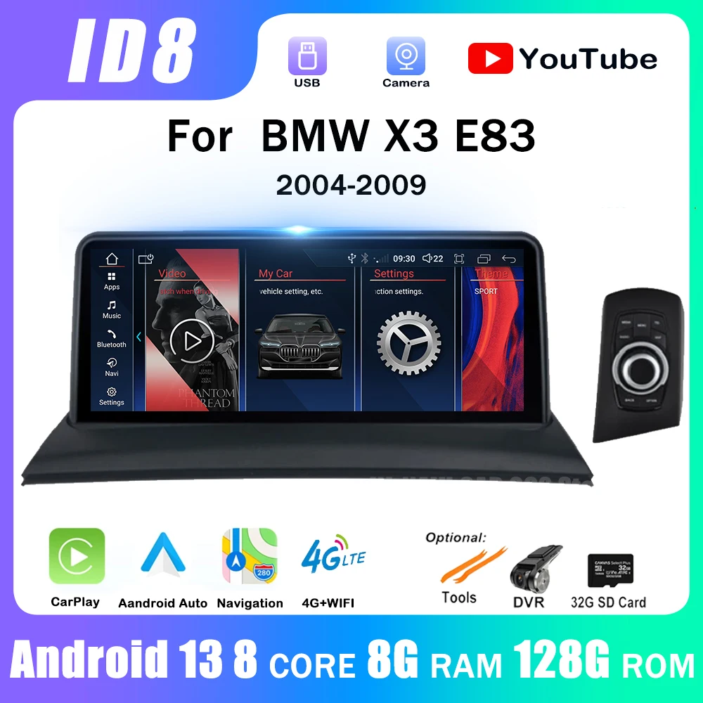 Android-ID8-UI-For-BMW-X3-E83-2004-2009-Carplay-Car-Stereo-Radio ...