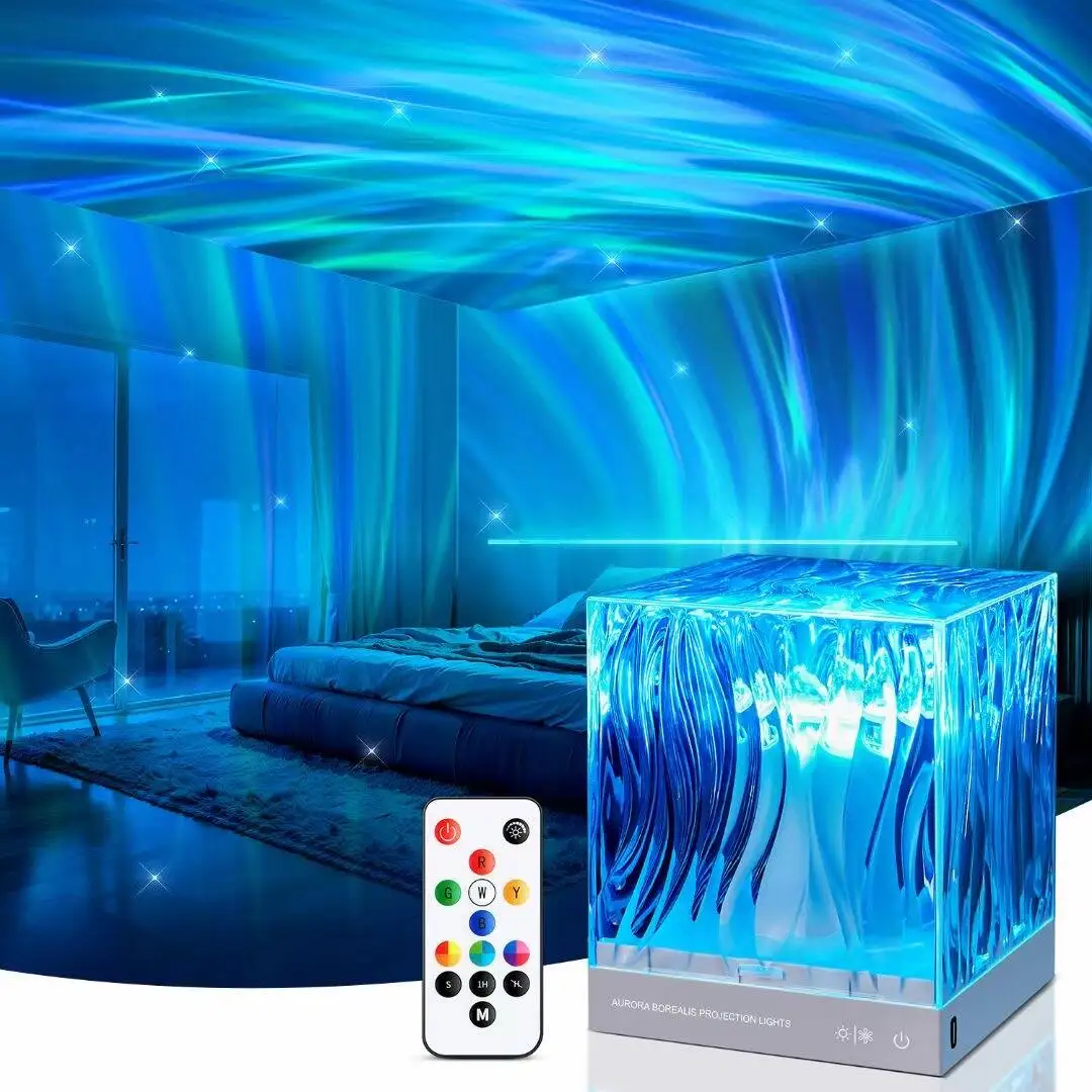 LED-Aurora-Borealis-Crystal-Lamp-Plug-in-Water-Ripple-Projector-Night ...