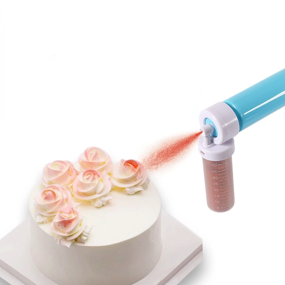 4 Colors Manual Pastry Airbrush Gun Cake Sprayer Airbrush Para ...