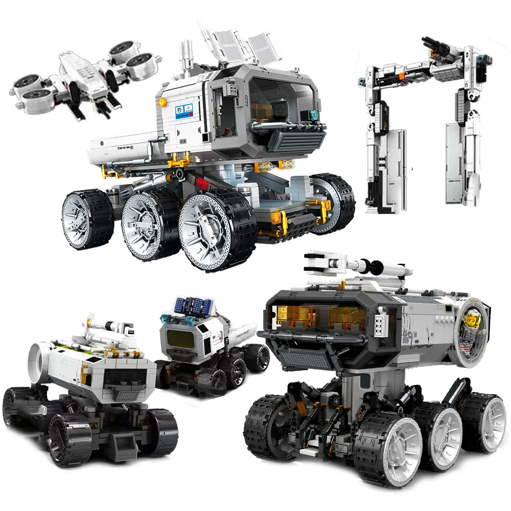 Wandering-Earth-II-Building-Blocks-Astronaut-Figures-Moon-Vehicle-Lunar ...