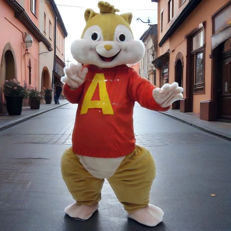 New Cosplay Chipmunk Mascot Doll Costume Cartoon Character Mascot ...