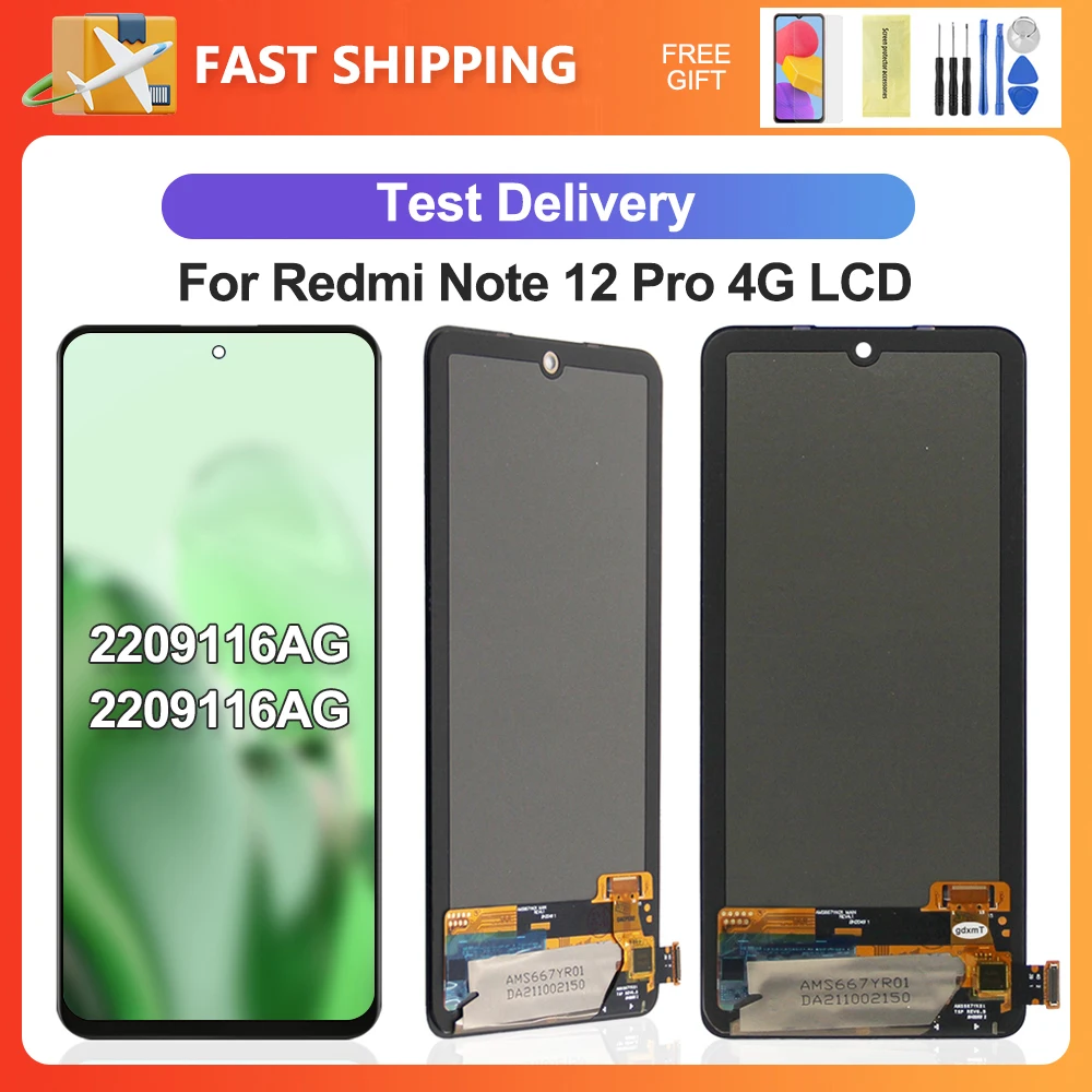 For-Xiaomi-Redmi-Note-12-Pro-4G-6-67-For-2209116AG-2209116AG-LCD ...