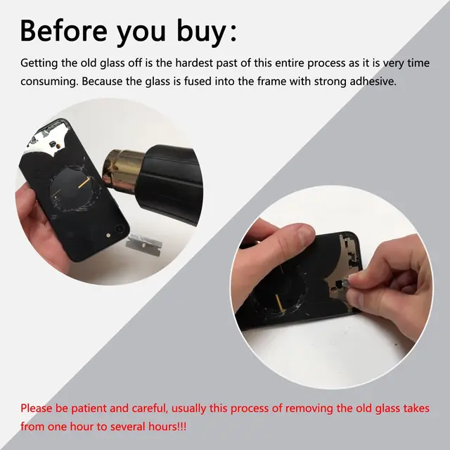 Iphone Back Glass Repair Kit IPhone 12 Back Glass Replacement - OEM ...