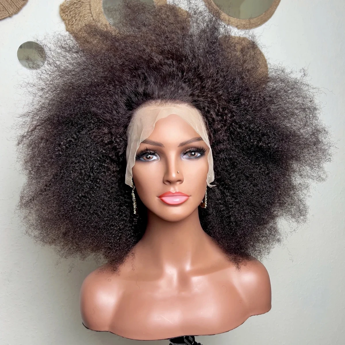 Custom Afro Coily Curly Wig