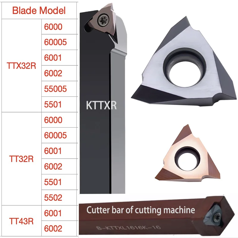 5PS-TTX32R-6001-60005-Stainless-Steel-CNC-Threading-Toolholder-Indexable-Cement-Carbide-Vertical ...