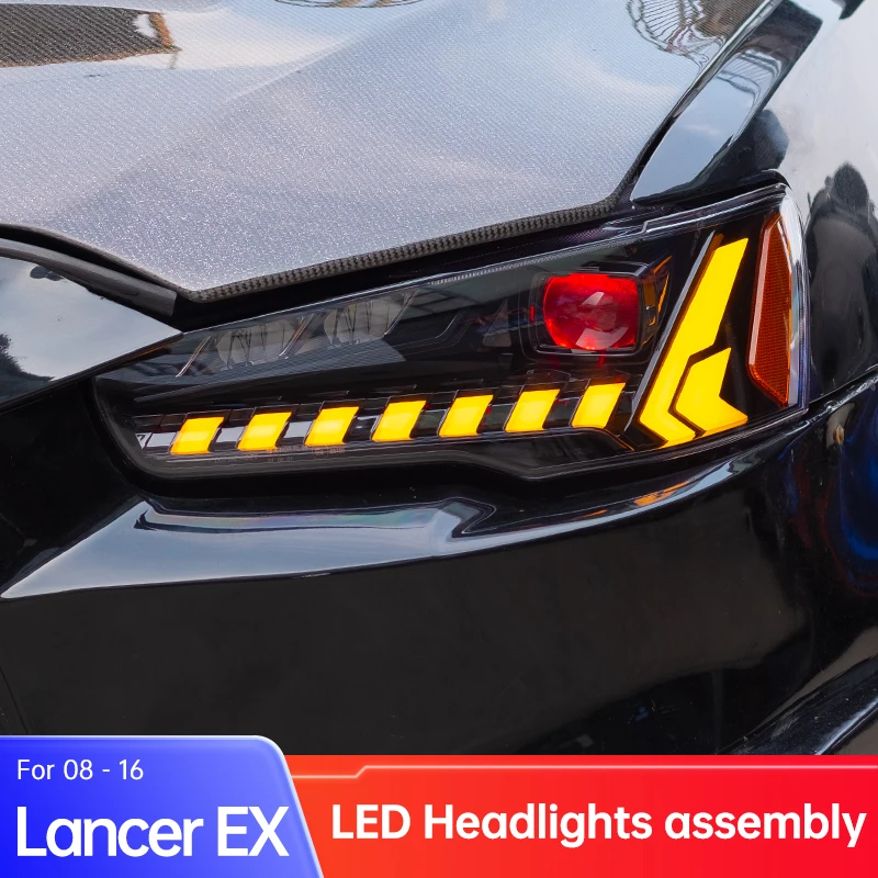 For-2008-2016-Mitsubishi-Lancer-ex-LED-headlights-wish-LED-daytime ...