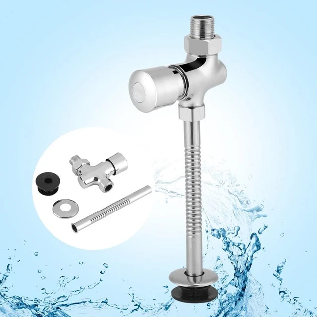 Waterless Urinals For Men Toilet Urinal Flush Valve, Wall Mounted Push ...