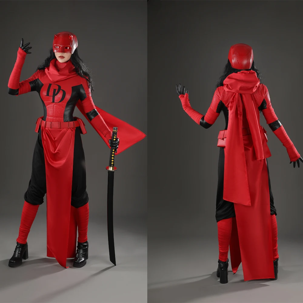 High Quality Elektra Cospaly Woman Daredevil Costume Halloween Women's ...
